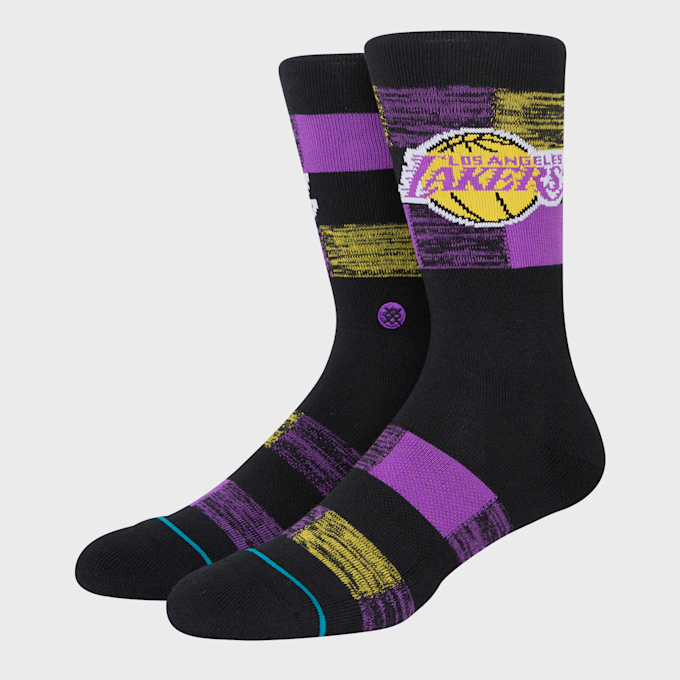 Stance Crew Midcushion Cryptic NBA LA Lakers noir | A555C22LKE-BLK-L ...
