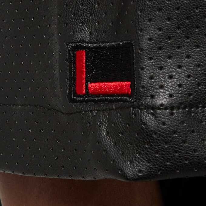 FUBU College Leather Baseball Jersey schwarz | FM224-037-1 | SNIPES