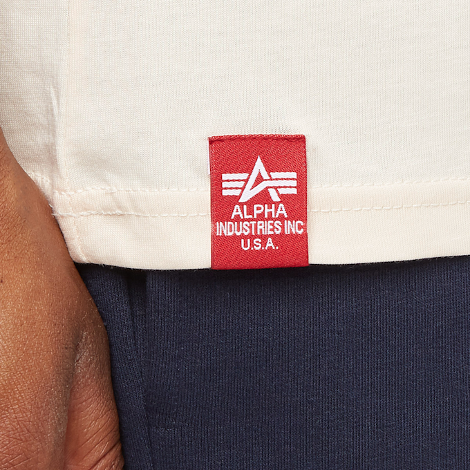 Alpha Industries Basic T Small Logo biały | 118502-578 | SNIPES