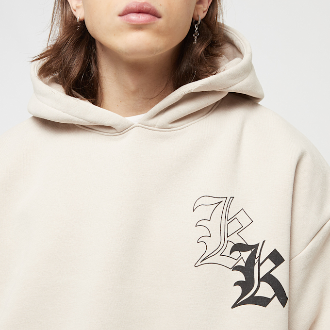 Karl Kani Woven Signature OS Washed Print Hoodie beige | KM224-009-1 ...