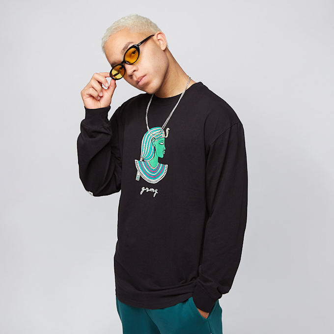 Grimey Iam Long Sleeve Tee schwarz | GLS146-BLK | SNIPES