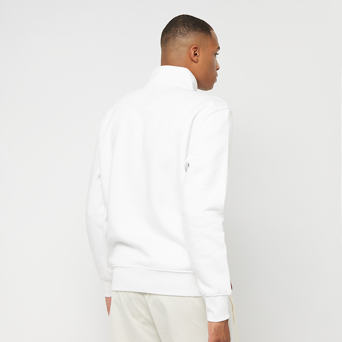 Alpha Industries Half Zip Sweater Small Logo wit | 108308-09 | SNIPES