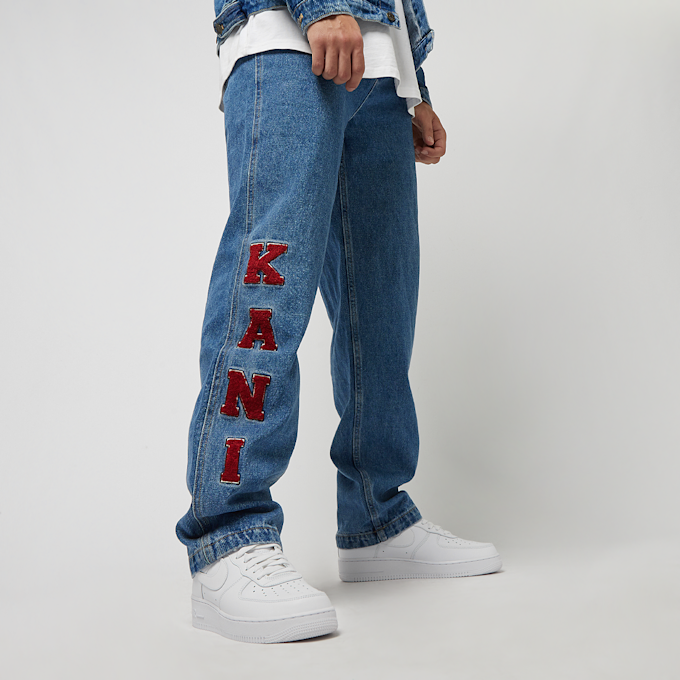 Karl Kani OG Patched Baggy Five Pocket Denim Vintage plava | KM224-031 ...
