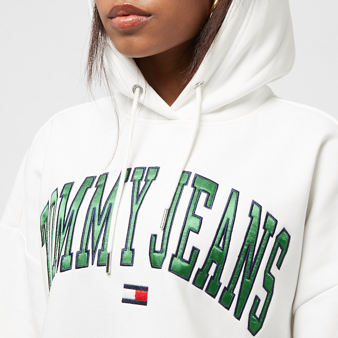 Tommy Jeans Tjw Collegiate Logo Hoodie Dress beige | DW0DW14548YBL | SNIPES
