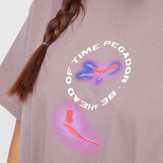 Pegador Lerum Oversized Tee pourpre | PGDR-2074-303 | SNIPES