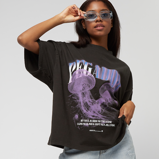 Pegador Nybro Heavy Oversized Tee schwarz | PGDR-2076-002 | SNIPES