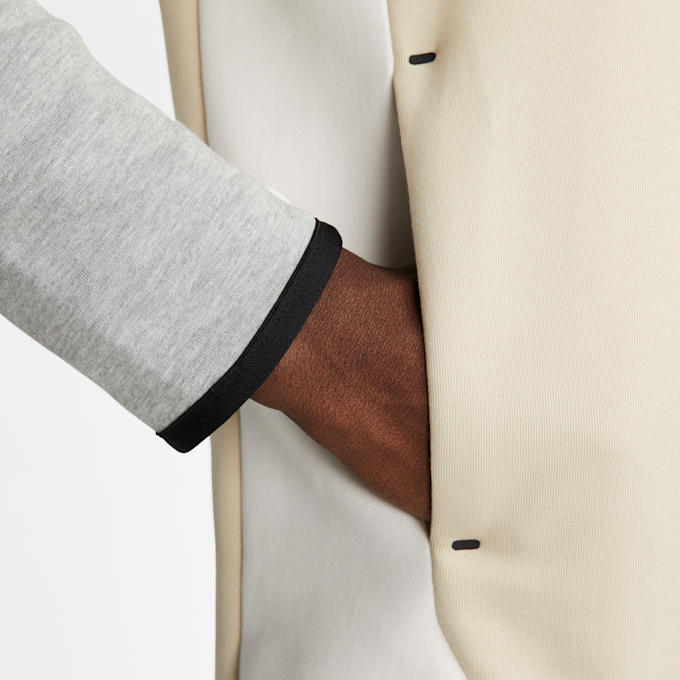Nike Sportswear Tech Fleece Hoodie Full-Zip Windrunner beige | CU4489 ...