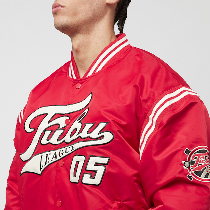 FUBU Varsity Shiny College Jacket rosso | FM231-016-3 | SNIPES