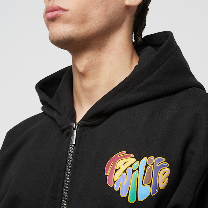 Karl Kani Woven Signature Kani Life OS Full Zip Hoodie negro | KU231 ...