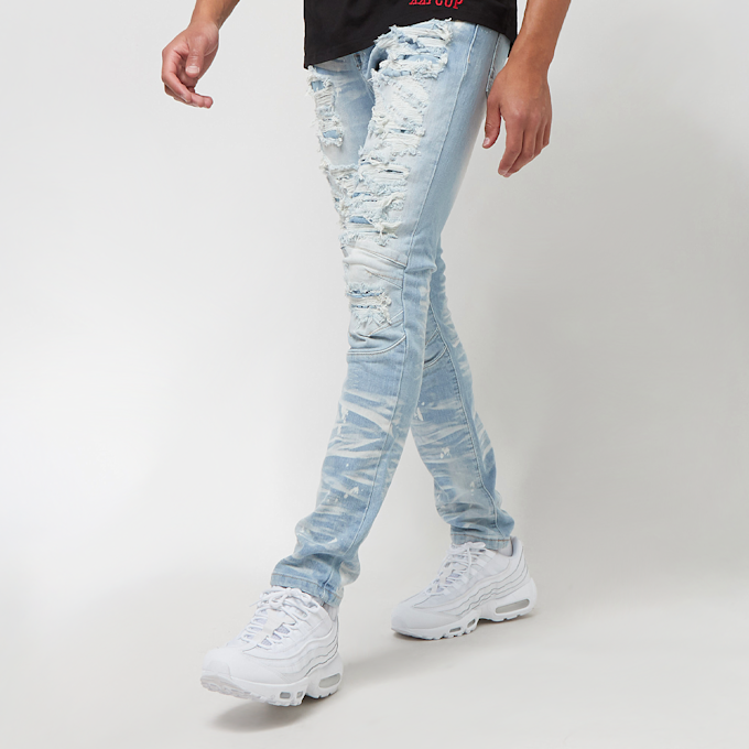 Smoke Rise Rip And Repair Jean blauw | JP22239-BOWERY BLUE | SNIPES