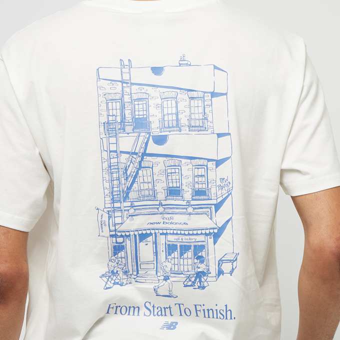 New Balance Essentials Cafe At Nb T-Shirt 1 weiß | MT31559SST | SNIPES