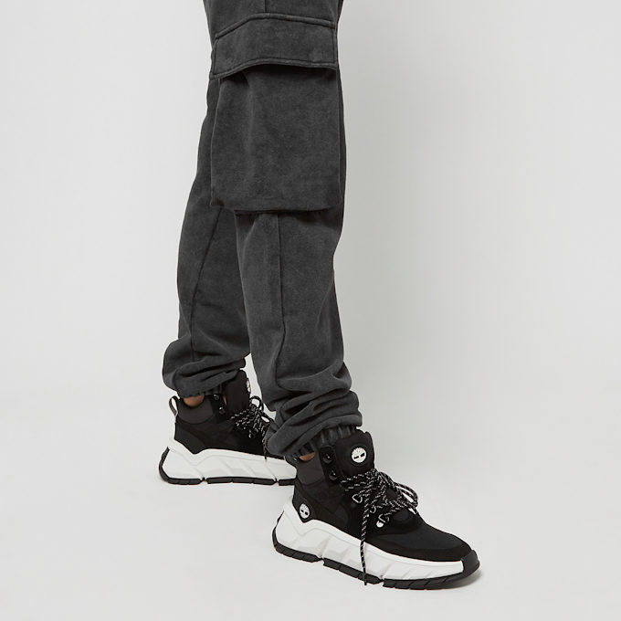 SNIPES Small Old English Logo Washed Oversized Cargo Sweatpants noir ...