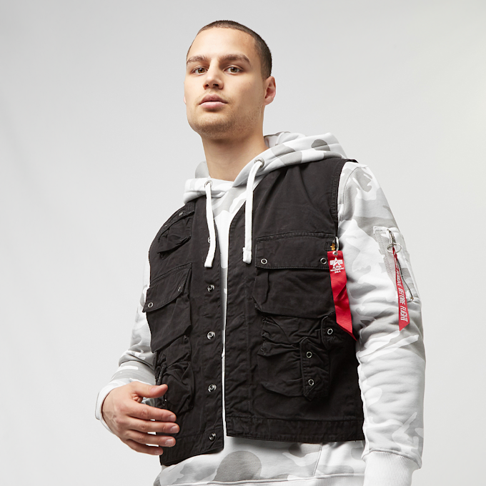 Alpha Industries Military Vest nero | 136113-03 | SNIPES