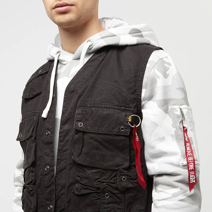Alpha Industries Military Vest nero | 136113-03 | SNIPES