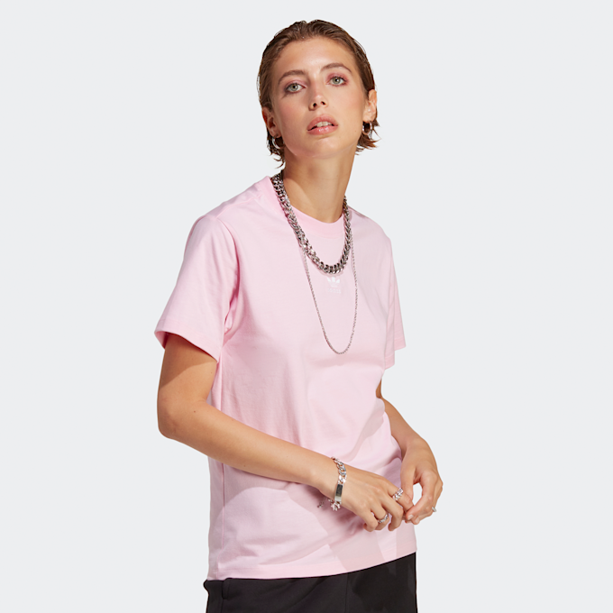 adidas Originals T-shirt Trefoil Essentials rose | IA7785 | SNIPES