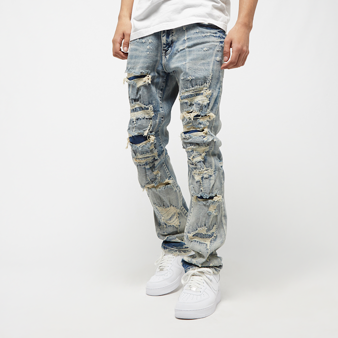 Smoke Rise Rip And Repair Denim azul | JP-22517SE | SNIPES