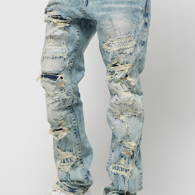 Smoke Rise Rid Denim, Moto Jeans blu | JP-22517SE | SNIPES