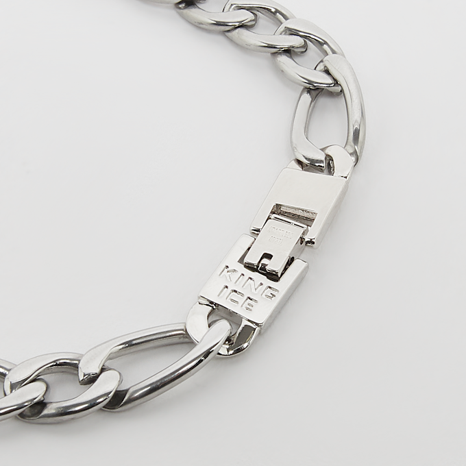 King Ice Italian Figaro Chain 10mm Gold Plated dorado | CHX08921-SILVER ...
