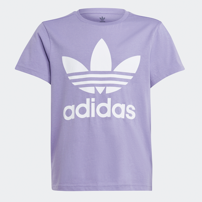 adidas Originals adicolor Trefoil T-Shirt fioletowy | IB9934 | SNIPES
