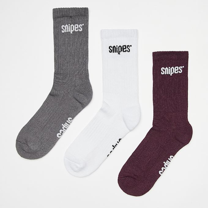 SNIPES 6 PACK - Small Logo Crew Socks multicolor | SIA-SK041-002-06 ...